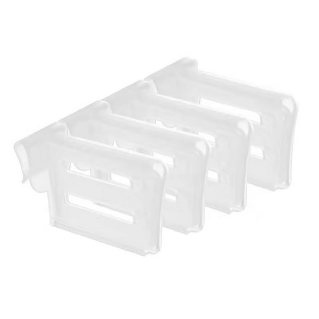 Space-Saving Refrigerator Storage Shelf 4Pcs Retractable Partition ...