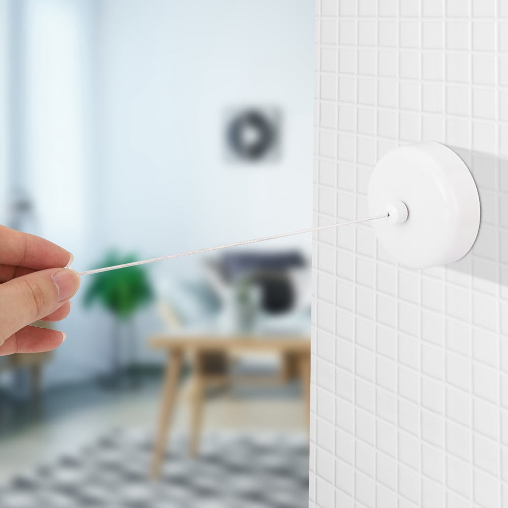 Space,Saving Retractable Laundry Line, Strong Stainless Steel Base With ...