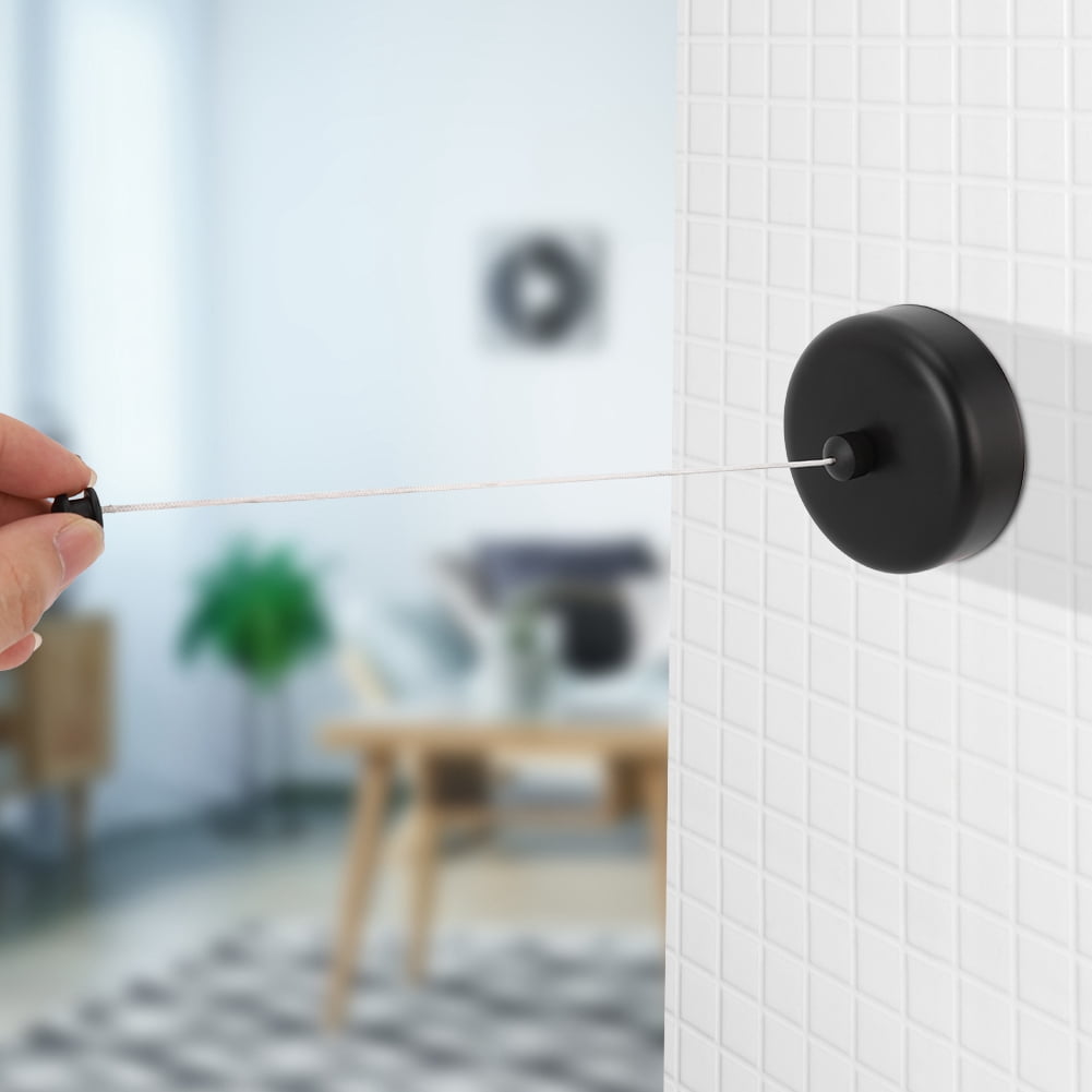 Space,Saving Retractable Laundry Line, Strong Stainless Steel Base With ...