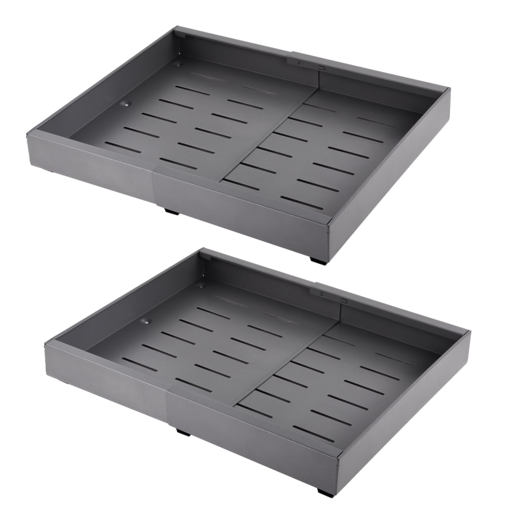 Space-Saving Sliding Cabinet Organizer with Adhesive Strips, 30kg/66lbs ...