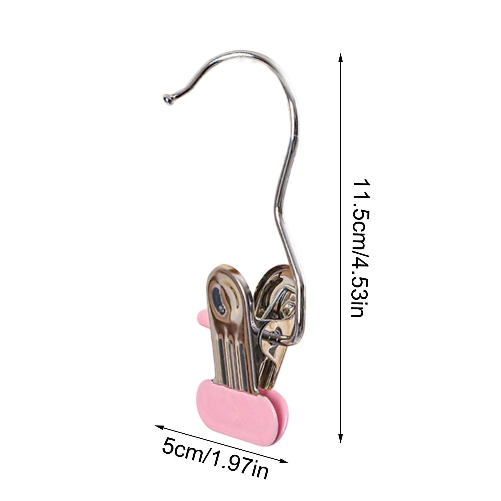 Space-Saving Stainless Steel Hanging Clips for Laundry, Travel ...