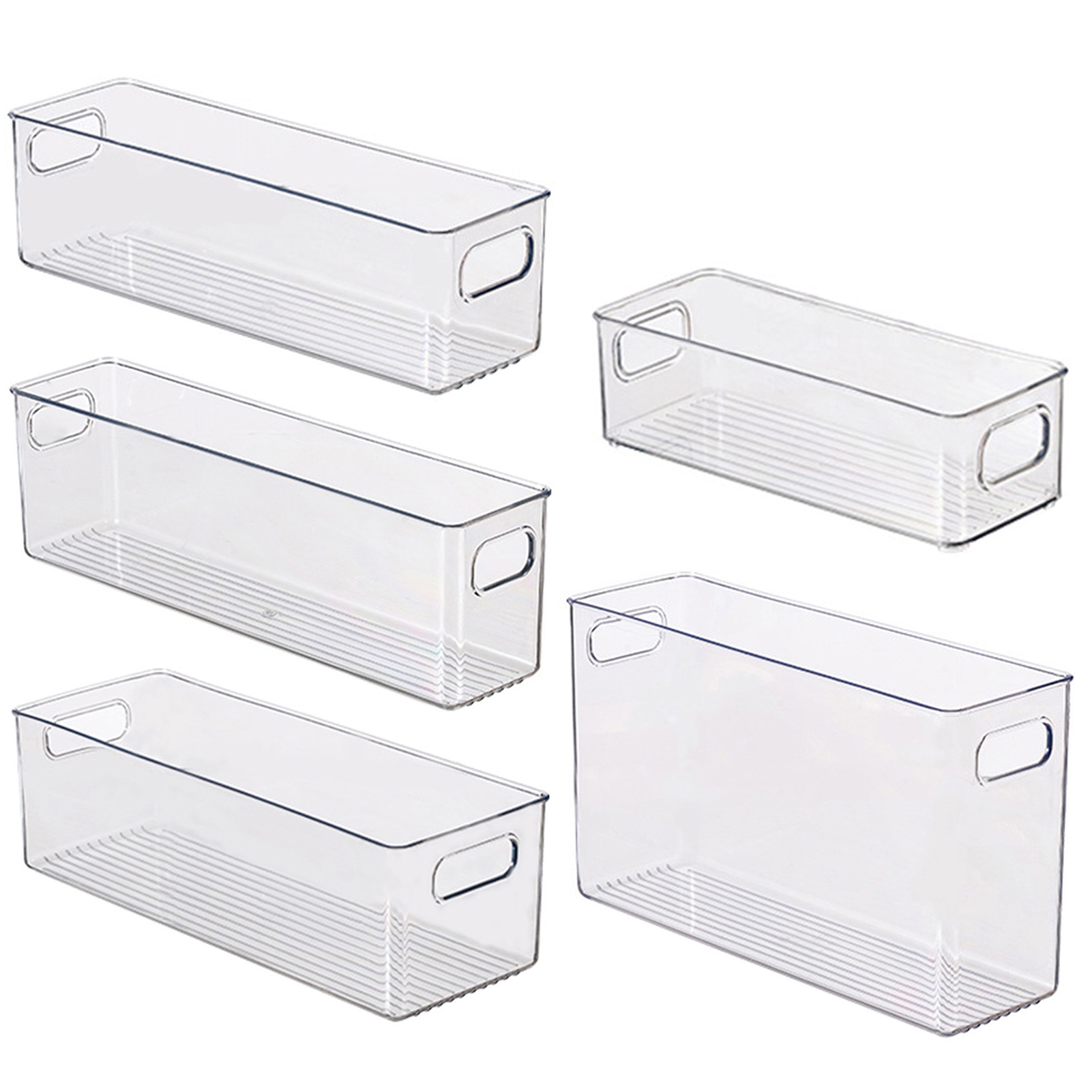 Space-Saving Transparent Kitchen Storage Box - Ideal Organizer for ...