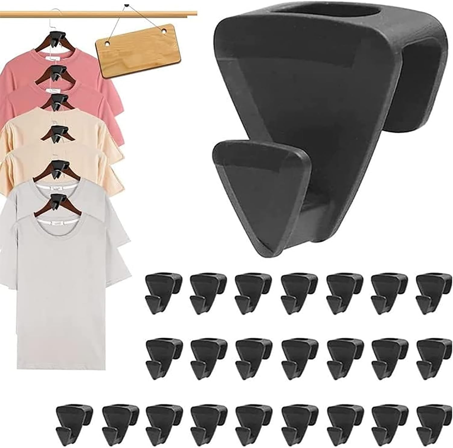 Space Saving Triangles for Hangers, Hangers Space Saving Hooks, Hanger ...