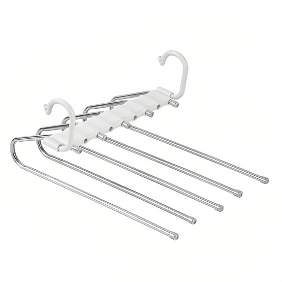 Space-Saving Trouser Hanger System - Adjustable, stackable trouser ...