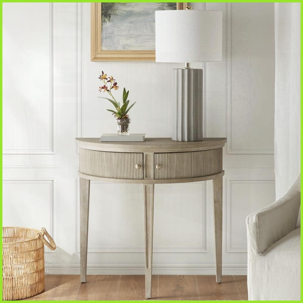 Space-Saving Vintage Reclaimed Greige Coffee Table with Storage, Easy ...