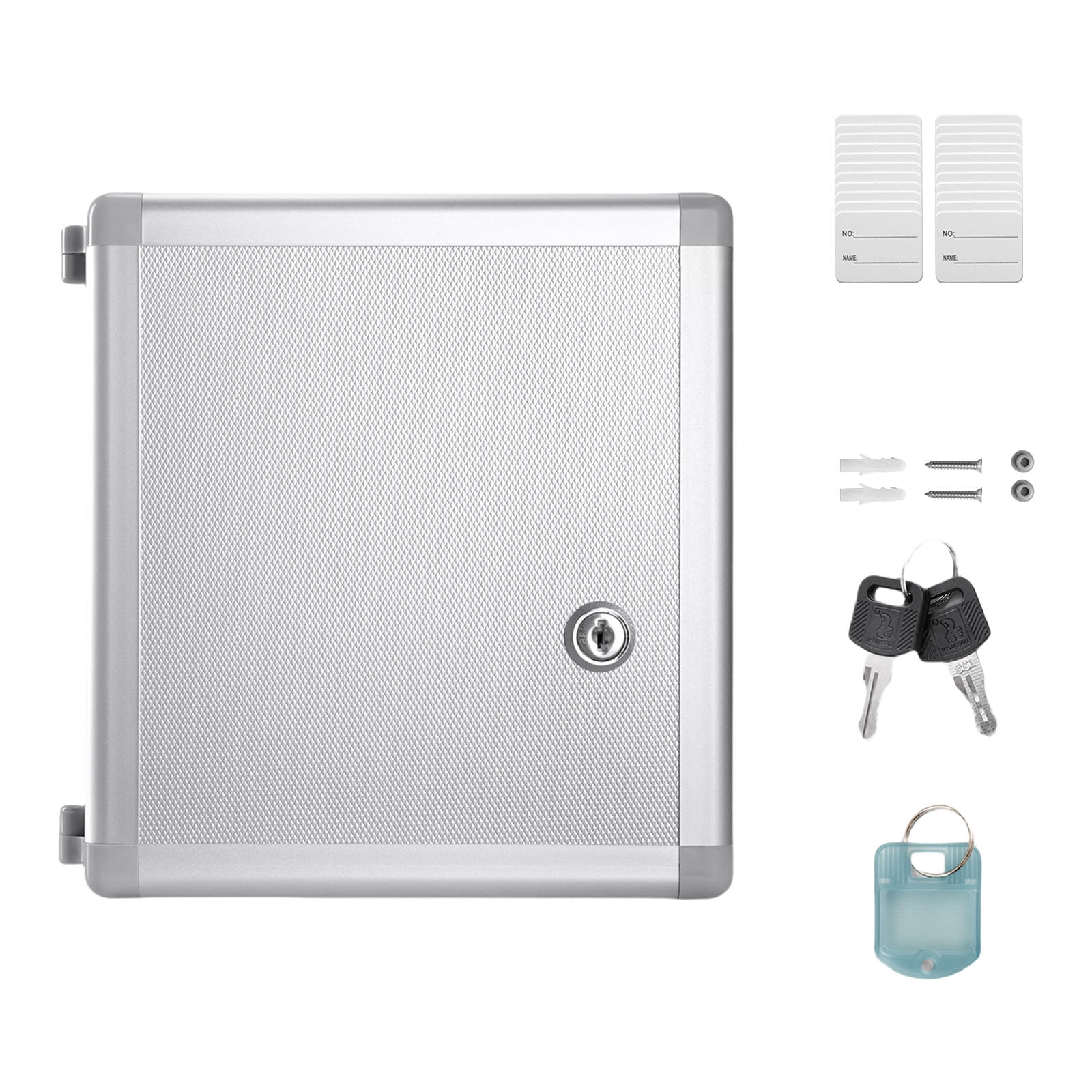 Space Saving Wall Key Storage Box Includes Blanks Labels And 2 Keys ...