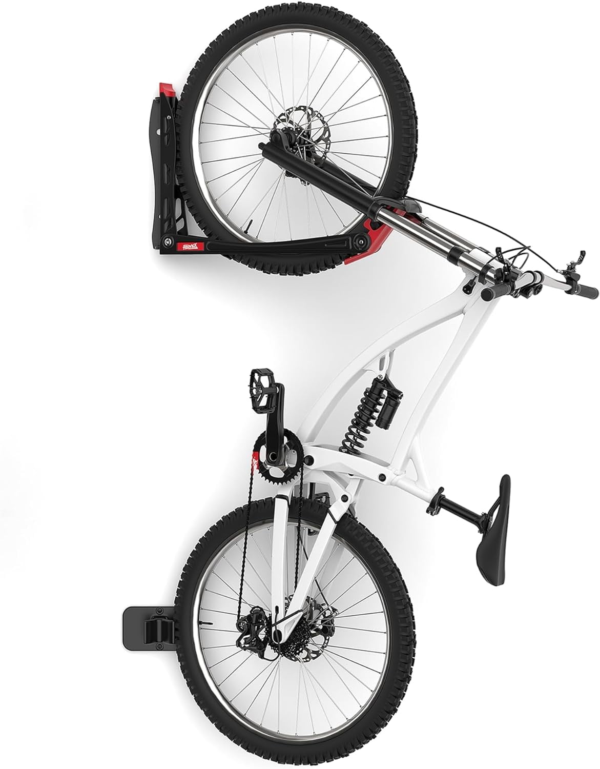 Space Saving Wall Mount Bike Holder for Garage, Vertical Bike Wall ...