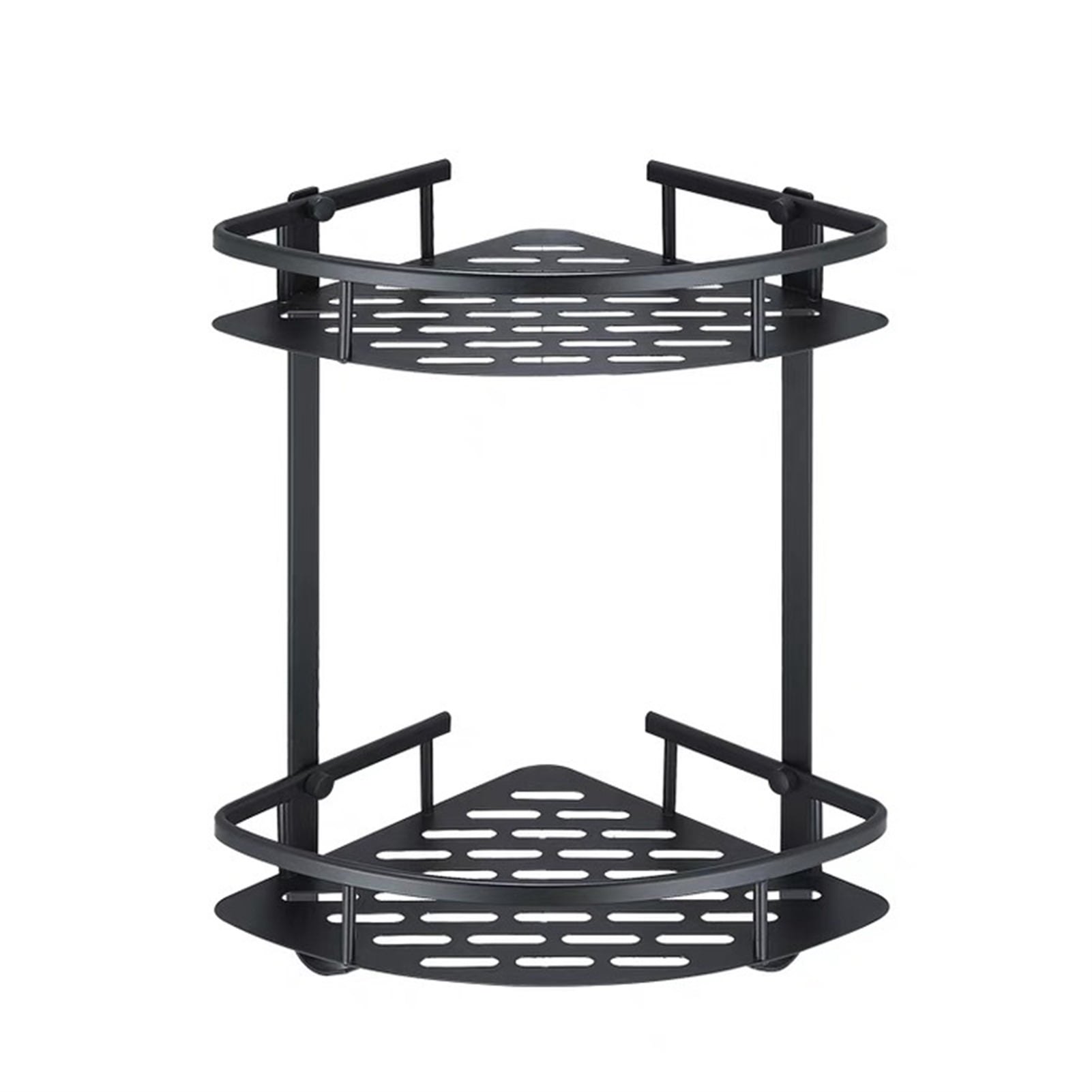 Space-Saving Wall-Mounted Shower Shelf: No-Perforation Aluminum Caddy ...