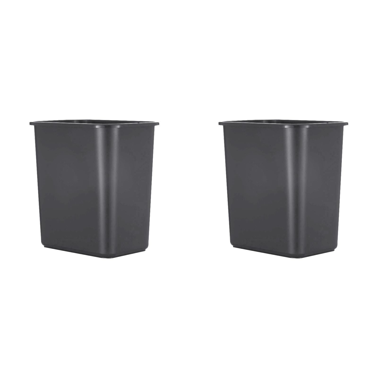 Space Saving Wastebasket Fits Under Desk And Small Narrow Spaces In ...