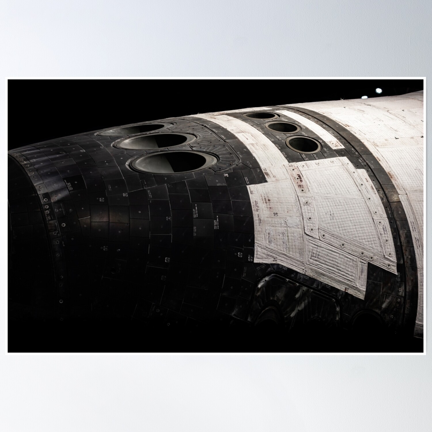 Space Shuttle Atlantis Nose Rcs Poster Wall Art, Modern Wall Decor ...