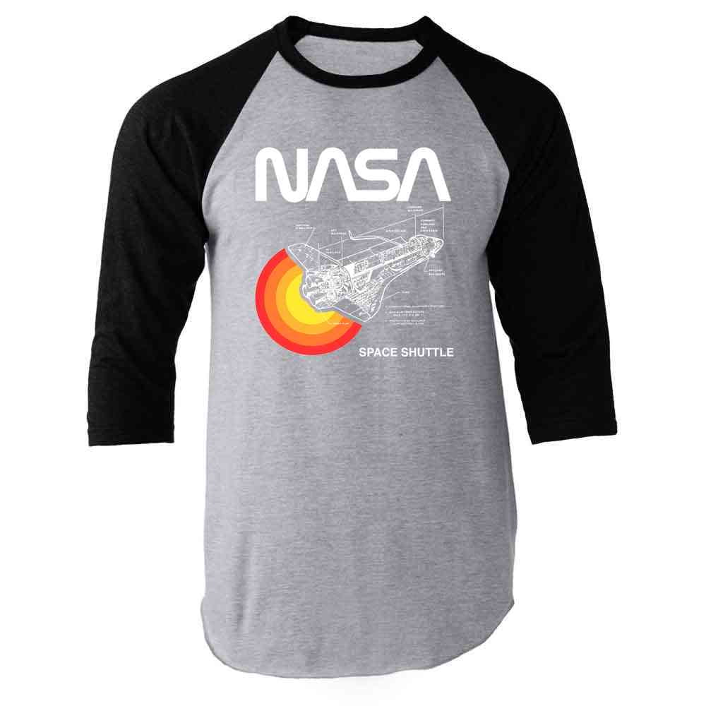 Space Shuttle Diagram NASA Approved Unisex Tee - Walmart.com