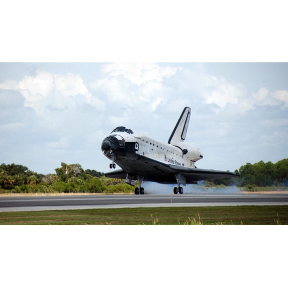 Space Shuttle Landing Poster Art Poster 24x36 Unframed, Age: Adults ...