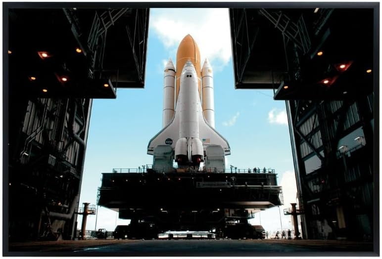 Space Shuttle Launch Poster | NASA Rocket Launchpad Wall Art ...