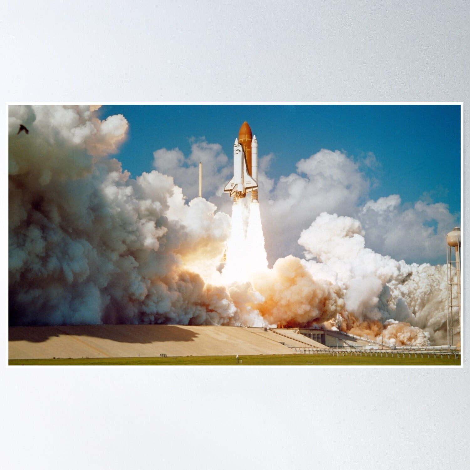 Space Shuttle Launch Poster Wall Art, Modern Wall Decor, 12x18 UNFRAMED ...