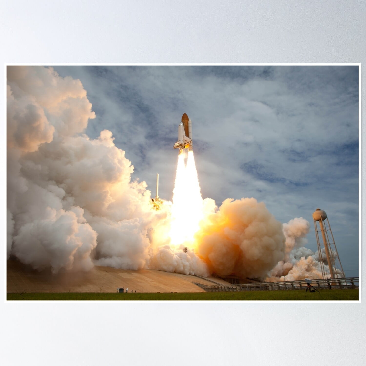 Space Shuttle Launch Poster Wall Art, Modern Wall Decor, 8x12 UNFRAMED ...