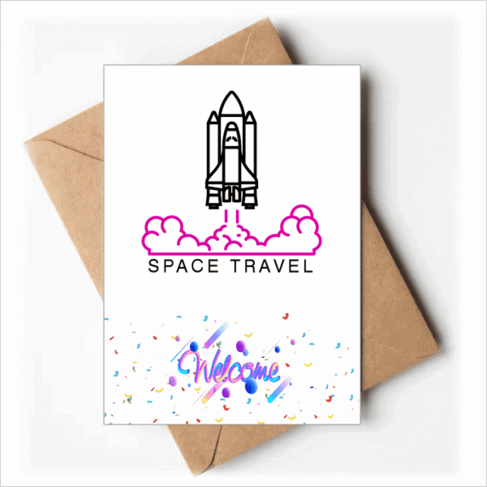 Space Shuttle Launches Space Travel Welcome Back Greeting Cards ...