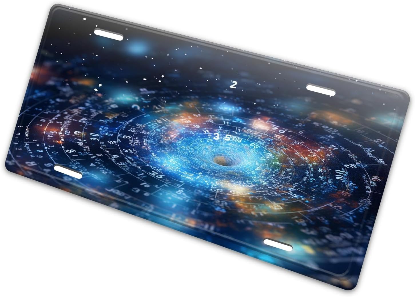 Space Sky Mathematical Formulas Art License Plate Cover - Artistic ...