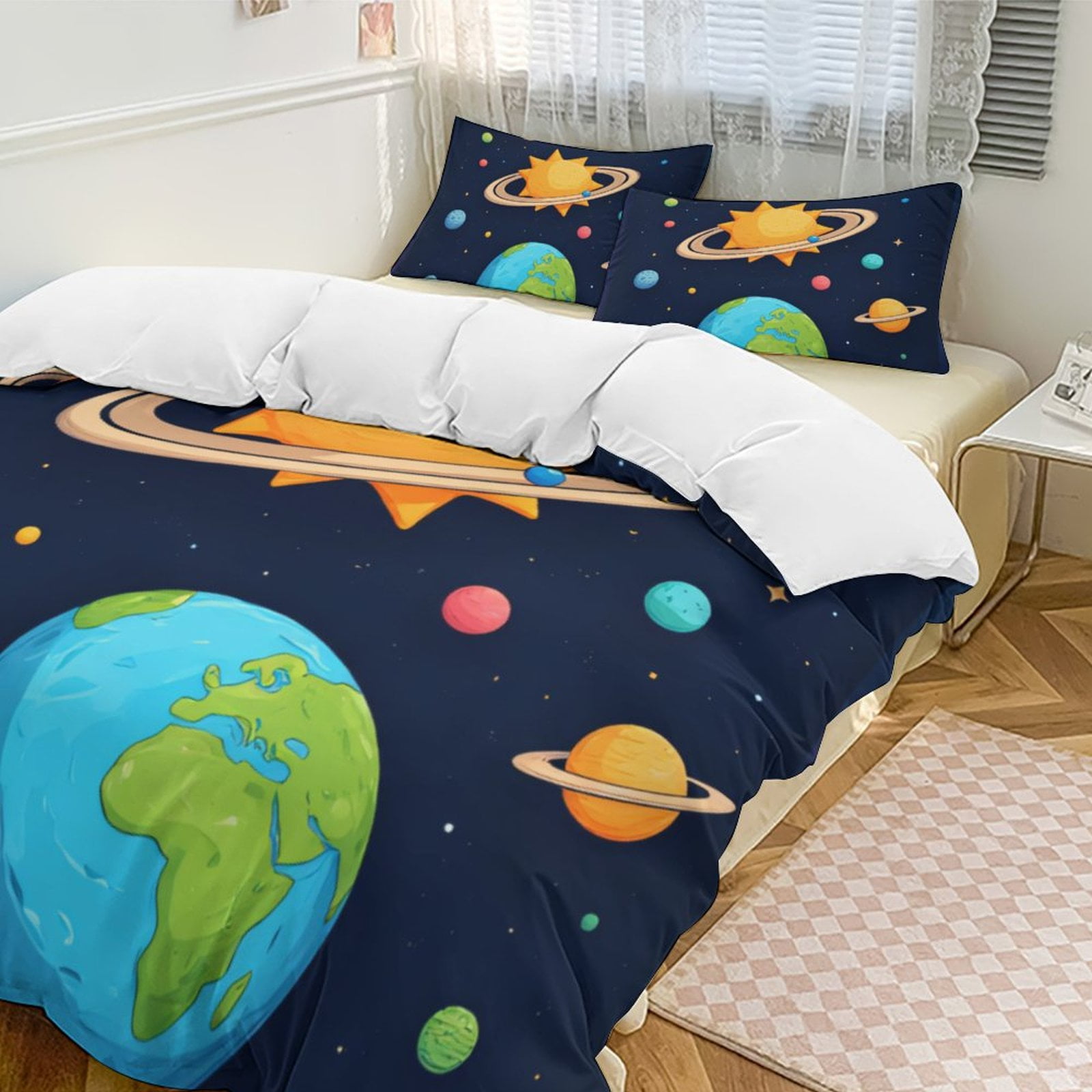 Space Solar System Adventure 3D Duvet Cover Set Quilt Cover Theme of ...