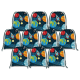 Space Solar System Drawstring Tote Bag (10 Pack) - Walmart.com
