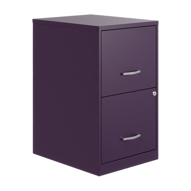Space Solutions 18" Deep 2 Drawer Letter Width Vertical File Cabinet ...