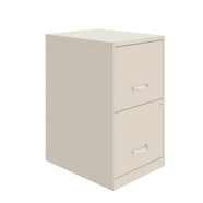 Space Solutions 22" Deep 2 Drawer Metal File Cabinet in Black - Walmart.com