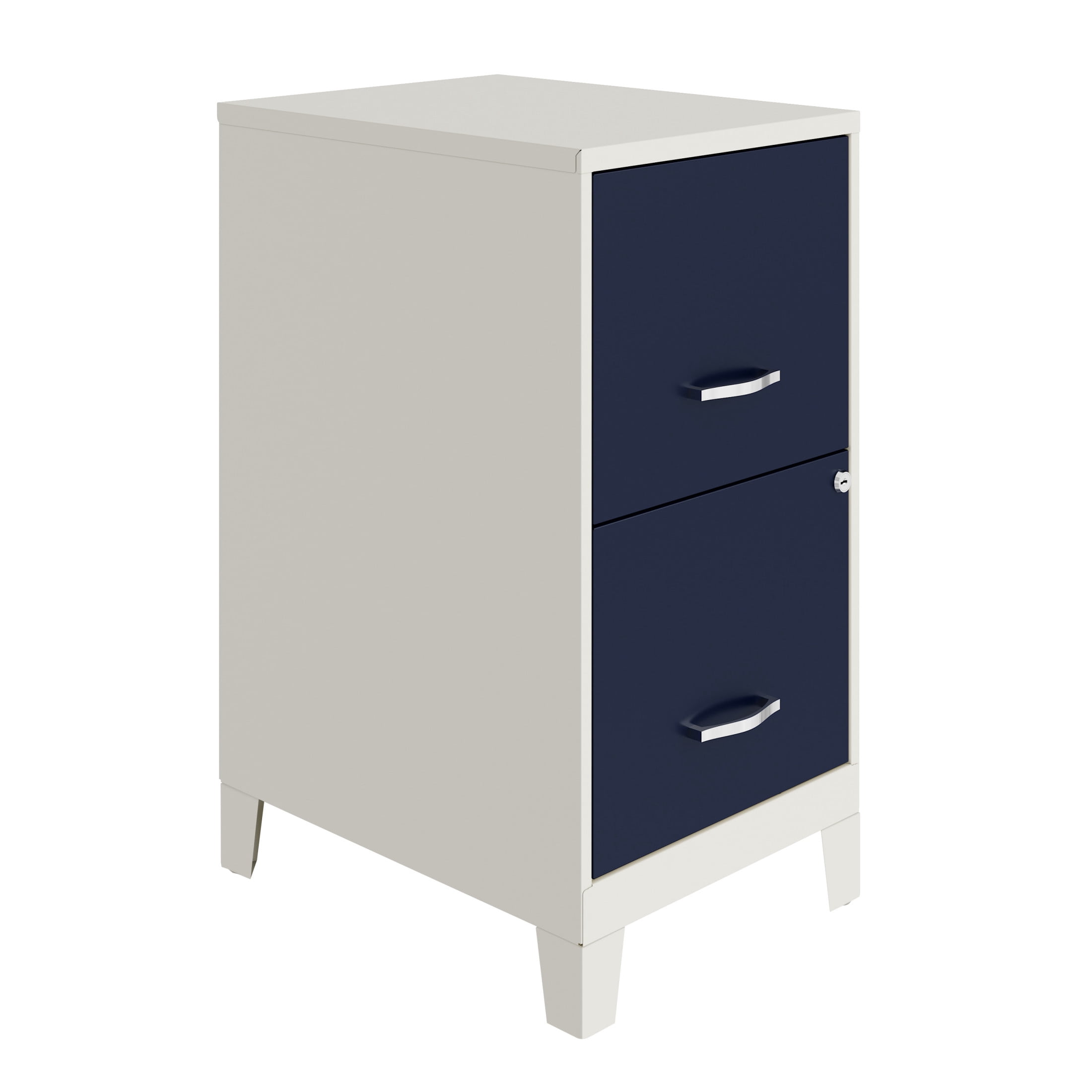 Space Solutions 18" Deep 2 Drawer Letter Width Vertical File Cabinet ...
