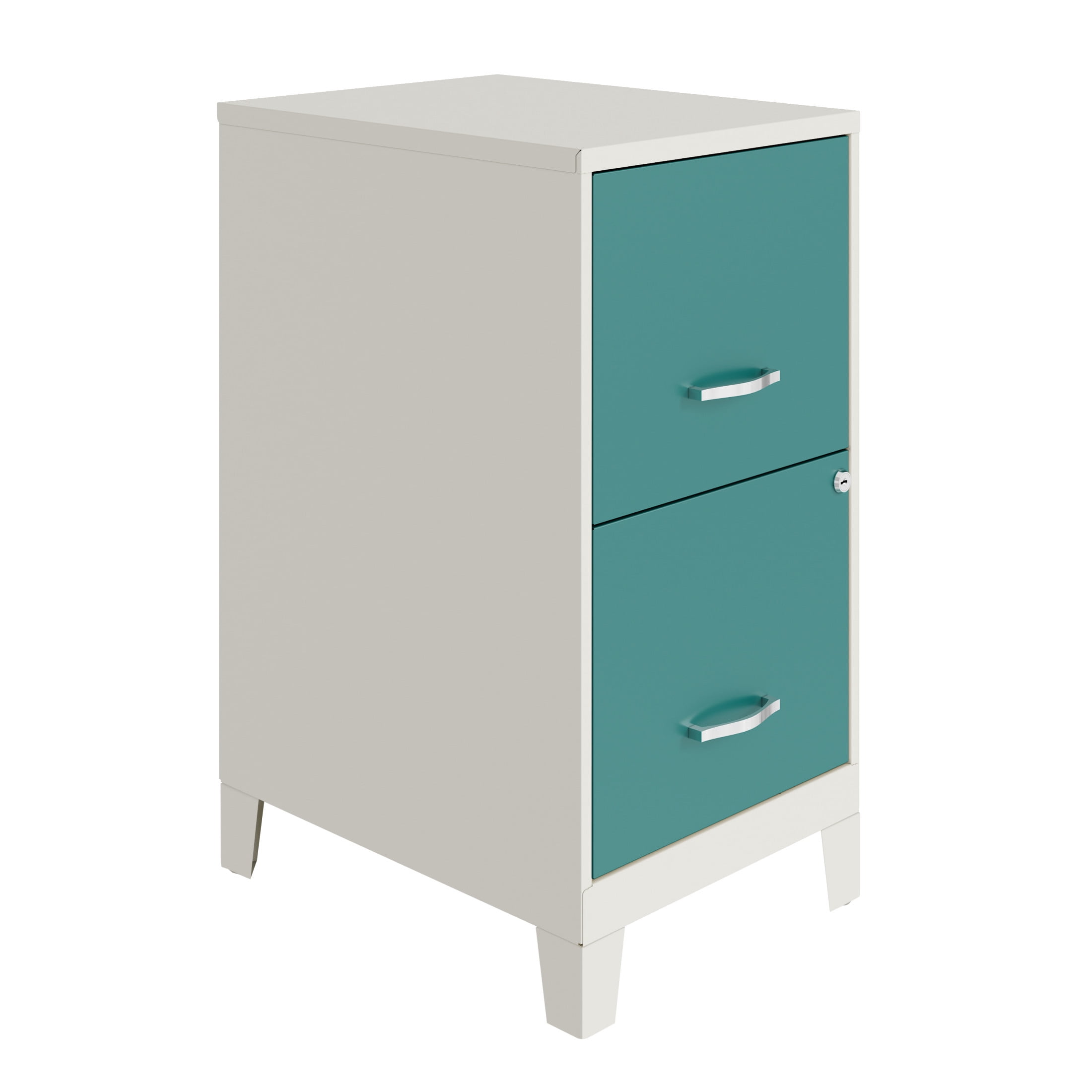 Space Solutions 18" Deep 2 Drawer Letter Width Vertical File Cabinet ...