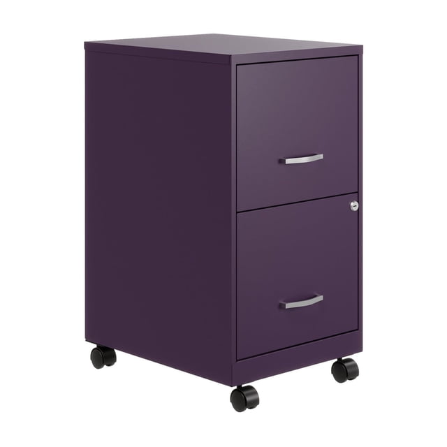 Space Solutions 18" Deep 2 Drawer Mobile Letter Width Vertical File ...
