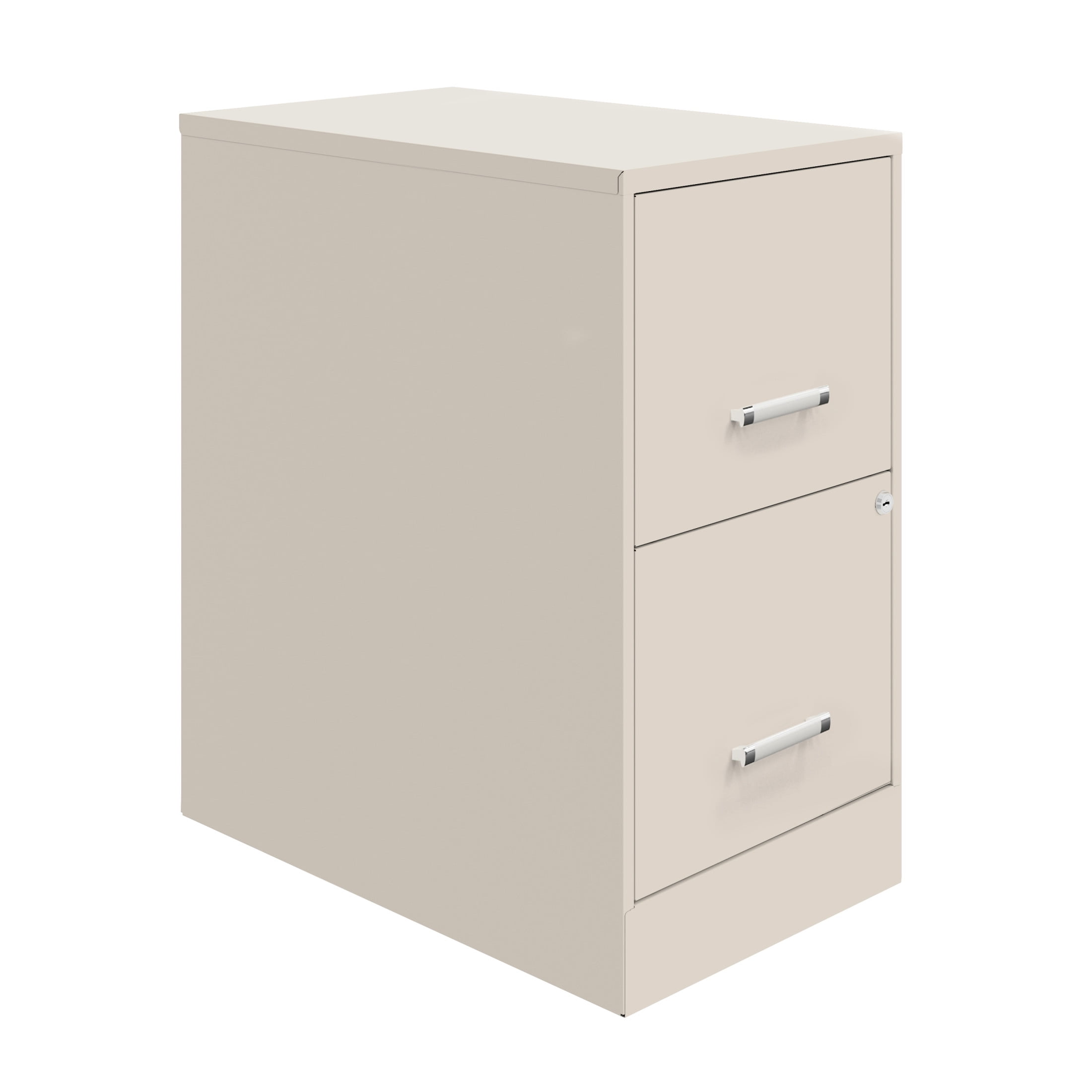 Space Solutions Office Metal 2 Drawer Mobile Vertical File Cabinet ...