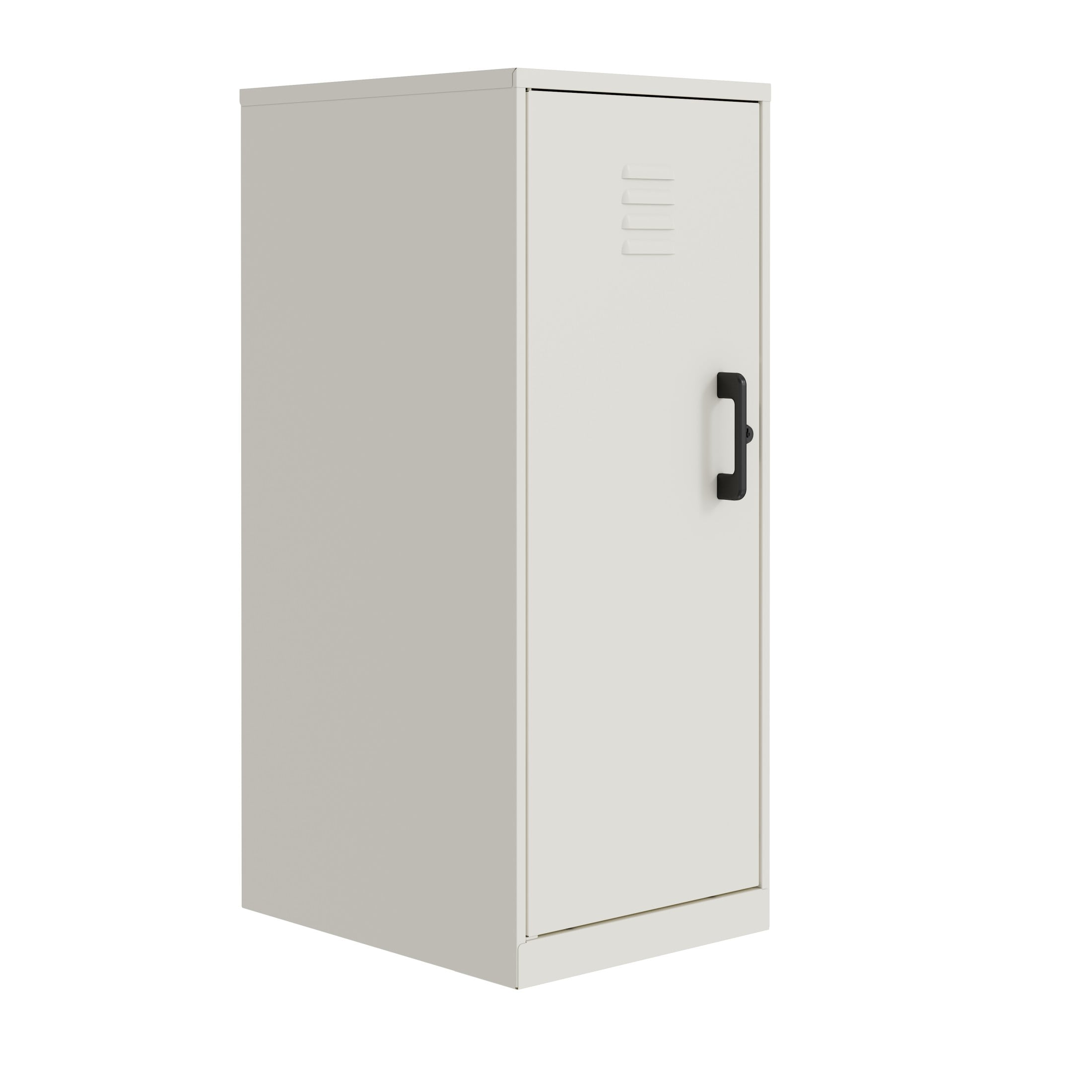 Space Solutions 35.5 inch High 3 Shelf Storage Locker Cabinet, Welded ...