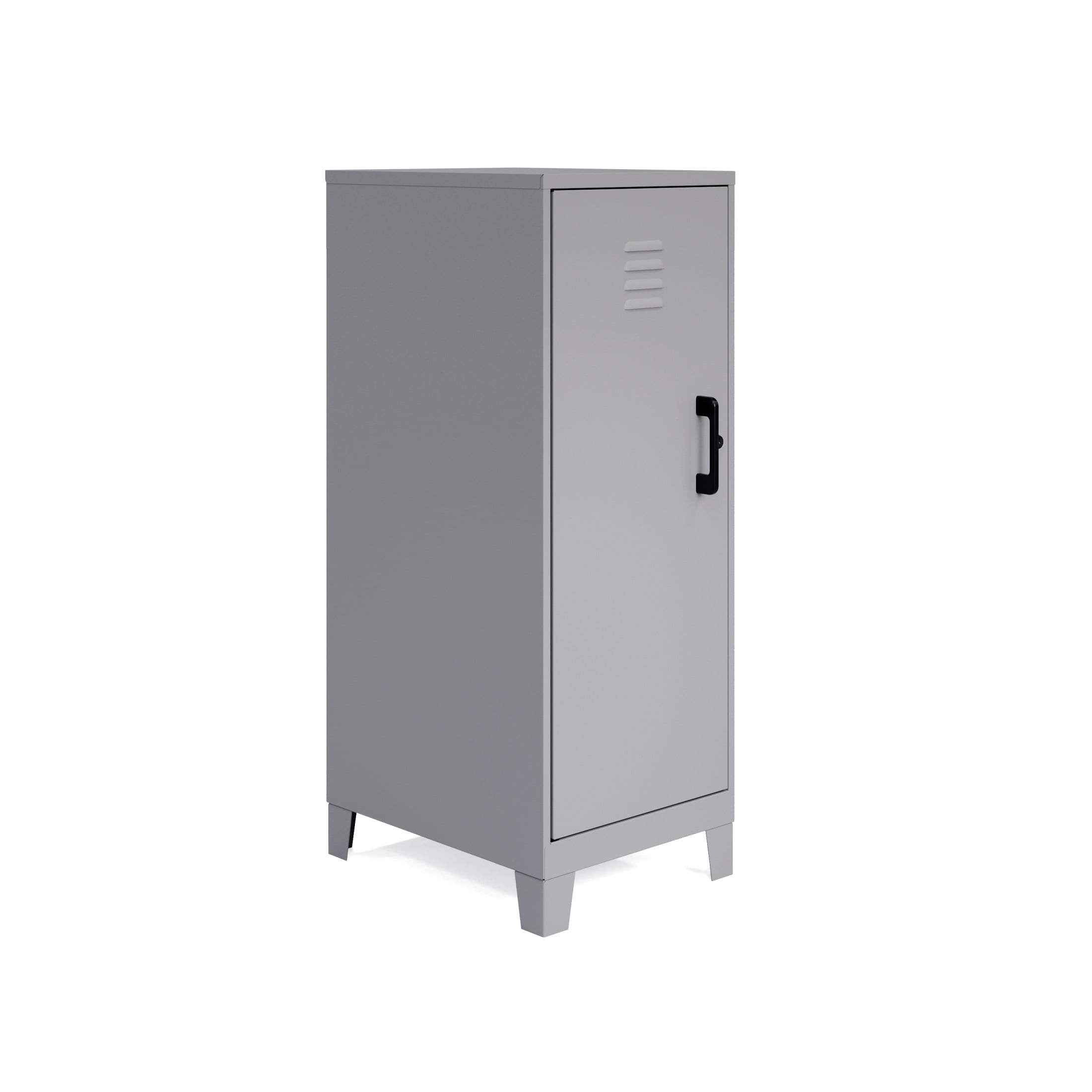 Space Solutions 42.5 inch 3 Shelf Steel Storage Locker, Assembled ...