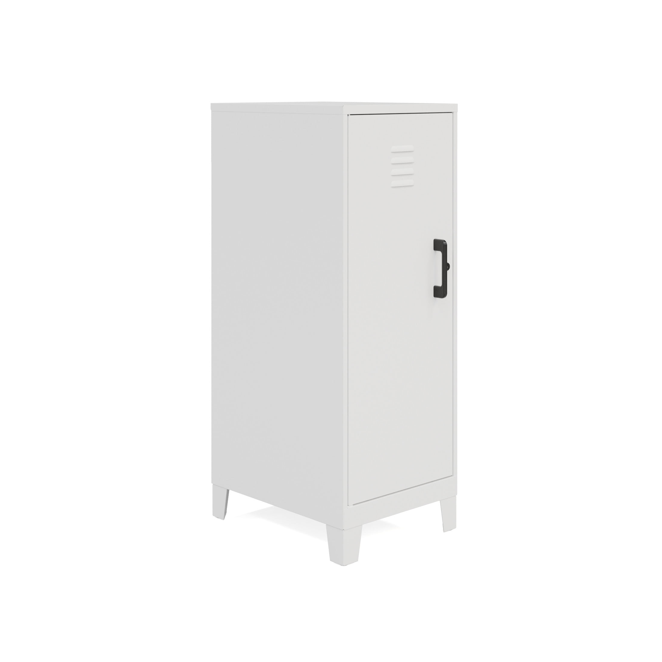 Space Solutions 42.5 inch High 3 Shelf Storage Locker Cabinet, Welded ...