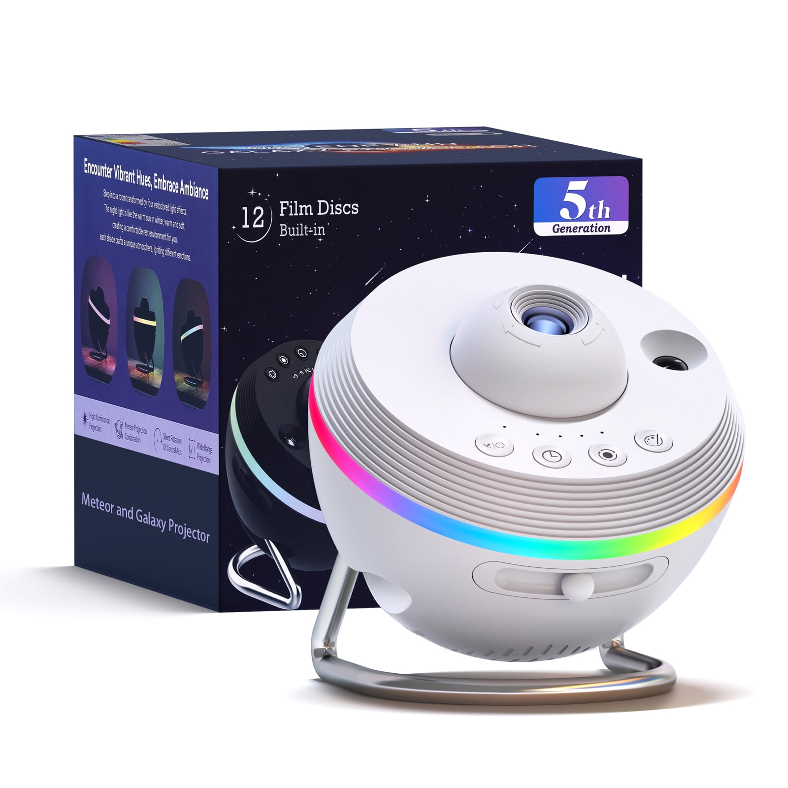 Space Sphere Starry Projection Light Bedroom Starry Sky Lamp Meteor ...