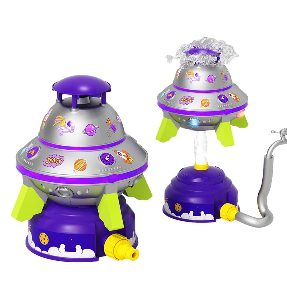 Space Spray Ufo Rocket Outdoor Water Toys, Flying Ufo Sprinkler ...