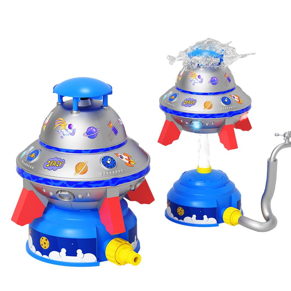 Space Spray Ufo Rocket Outdoor Water Toys, Flying Ufo Sprinkler ...
