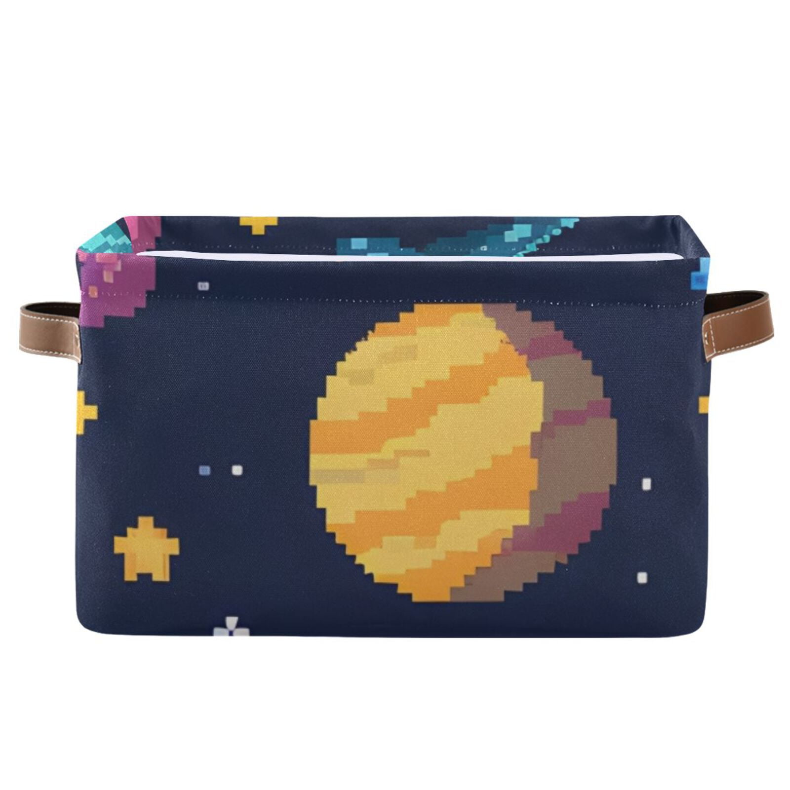 Space Stars Rocket Storage Bins Baskets With Handles Storage Box ...