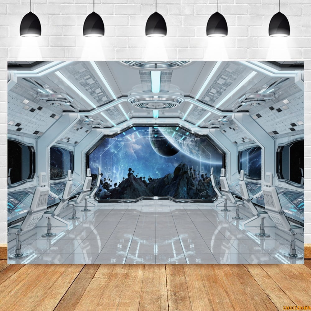 Space Station Backdrop Space Capsule Interior Sce Scice Fiction ...