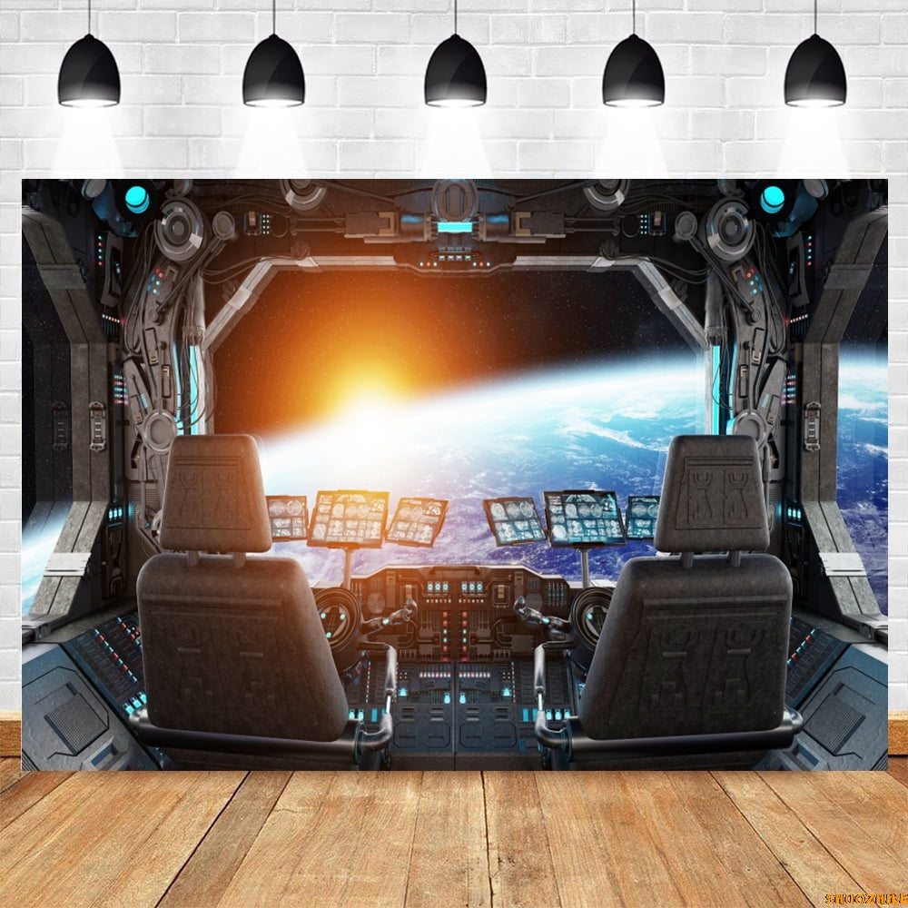 Space Station Backdrop Space Capsule Interior Sce Scice Fiction ...