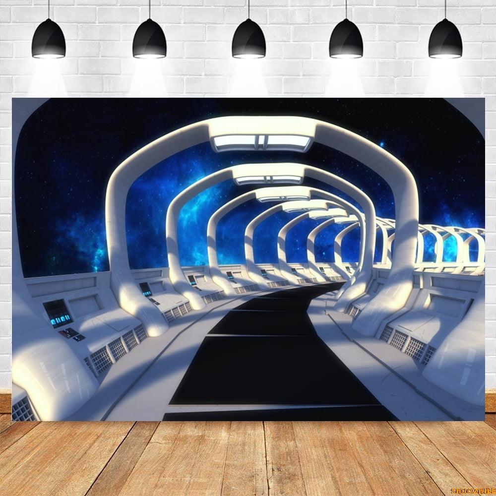 Space Station Backdrop Space Capsule Interior Sce Scice Fiction ...
