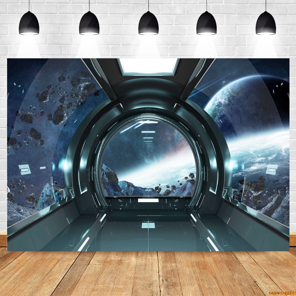 Space Station Backdrop Space Capsule Interior Sce Scice Fiction ...