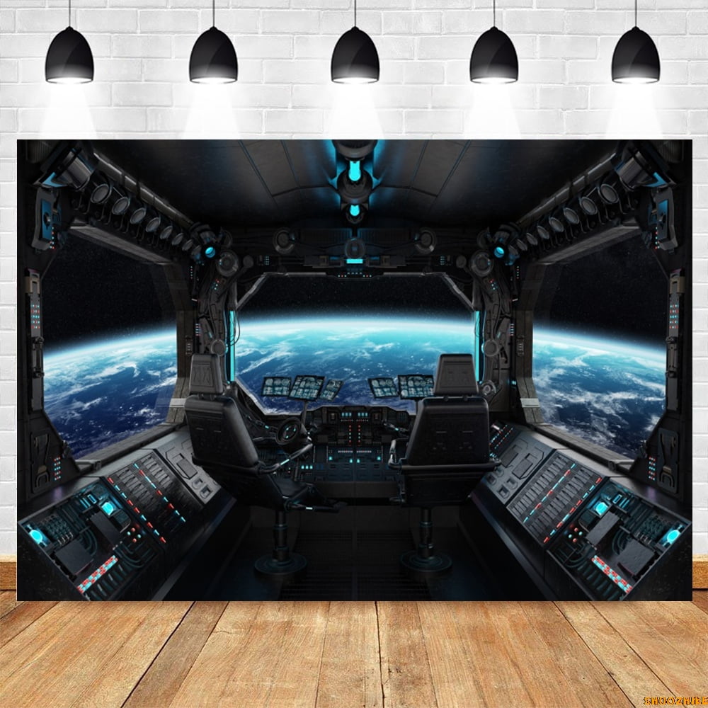 Space Station Backdrop Space Capsule Interior Sce Scice Fiction ...