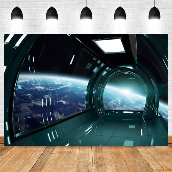 Space Station Backdrop Space Capsule Interior Sce Scice Fiction ...