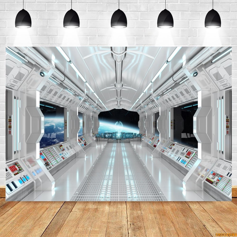 Space Station Backdrop Space Capsule Interior Sce Scice Fiction ...