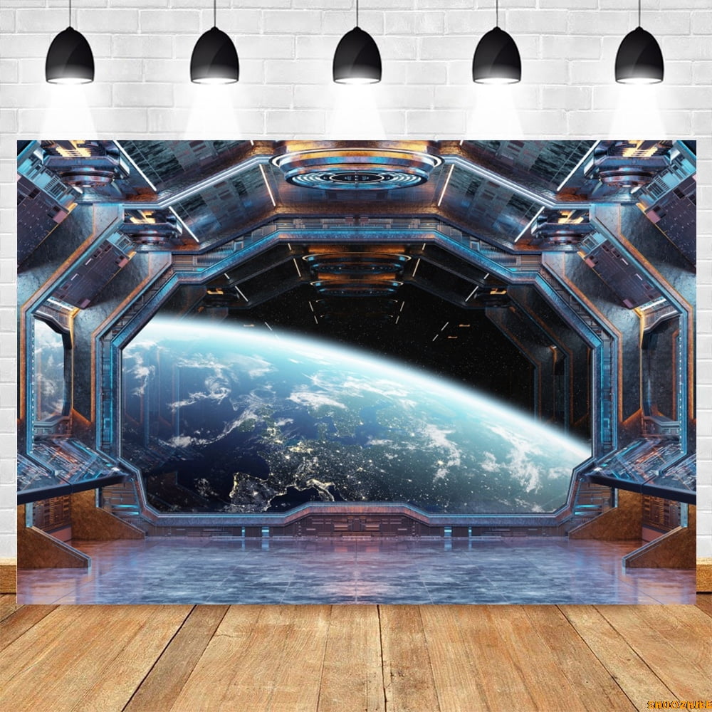 Space Station Backdrop Space Capsule Interior Sce Scice Fiction ...
