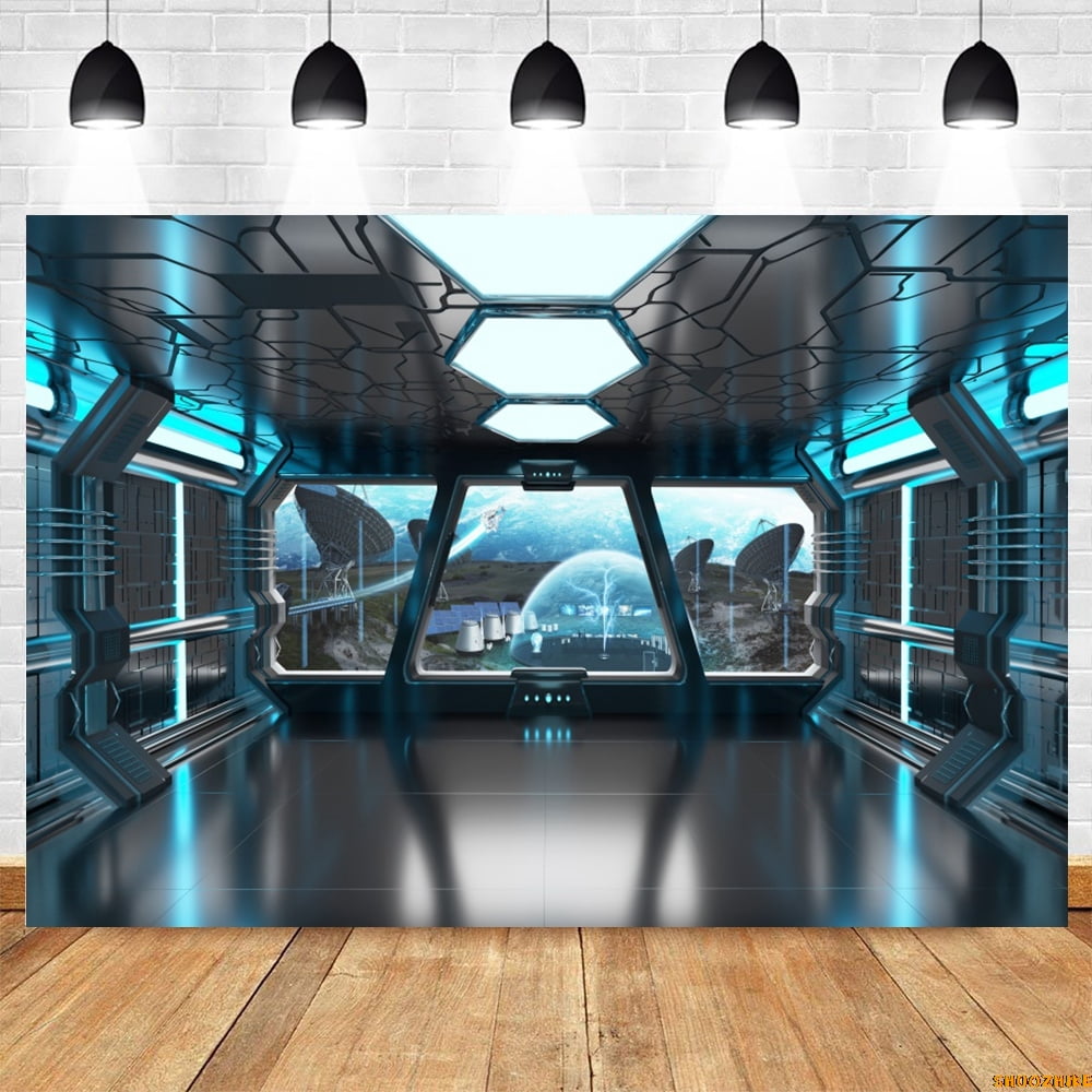 Space Station Backdrop Space Capsule Interior Sce Scice Fiction ...