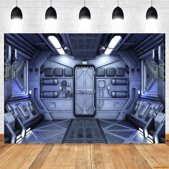 Space Station Backdrop Space Capsule Interior Sce Scice Fiction ...