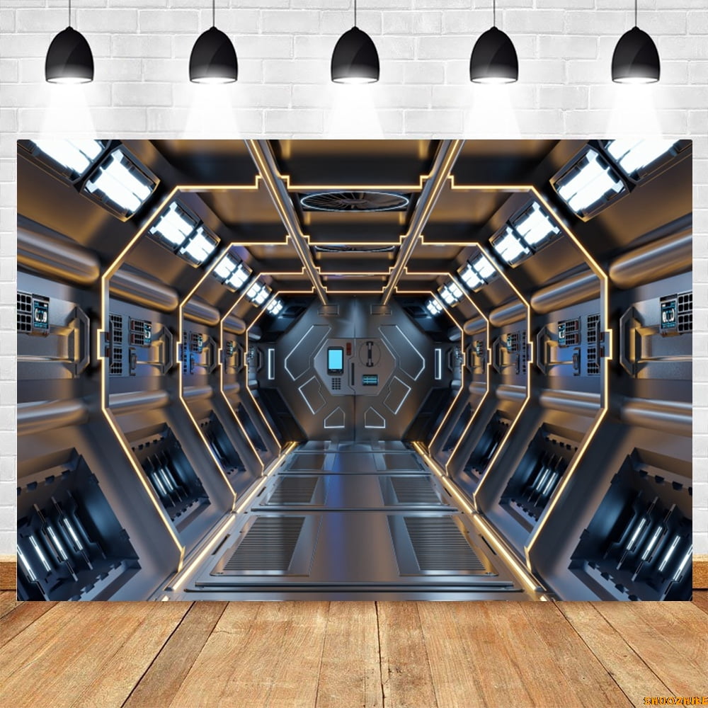 Space Station Backdrop Space Capsule Interior Sce Scice Fiction ...