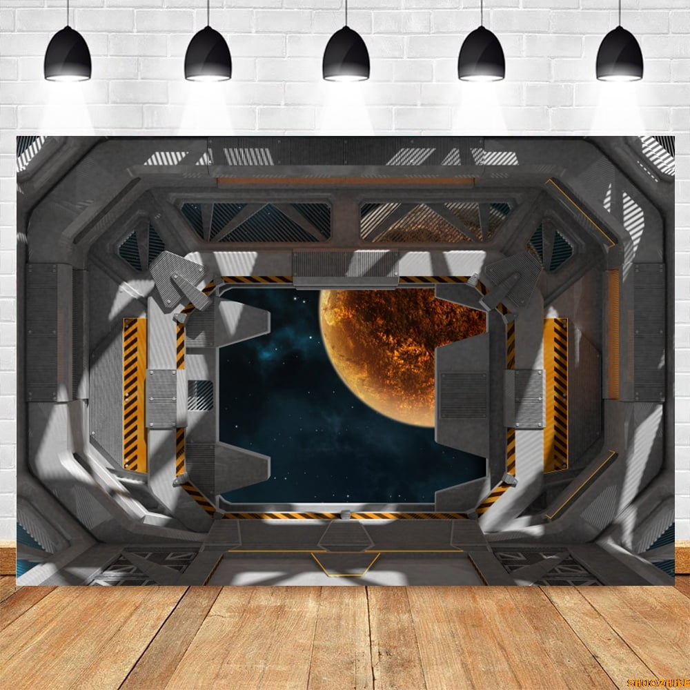 Space Station Backdrop Space Capsule Interior Sce Scice Fiction ...