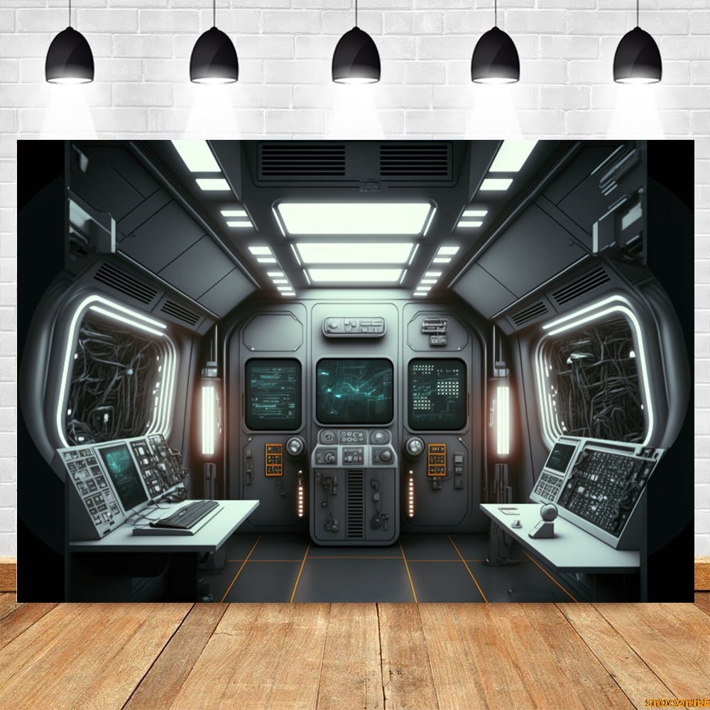 Space Station Backdrop Space Capsule Interior Sce Scice Fiction ...