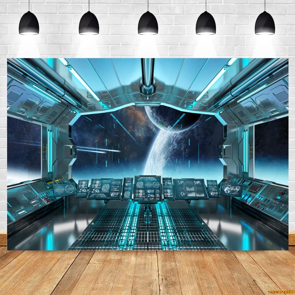 Space Station Backdrop Space Capsule Interior Sce Scice Fiction ...